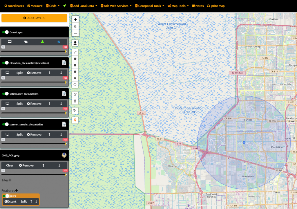 Geolocation and GNSS Settings - GeoData Explorer App